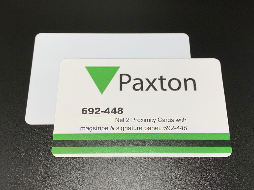 Paxton Net 2 ISO Card with Magnetic Stripe & Signature Panel - Plastic ...