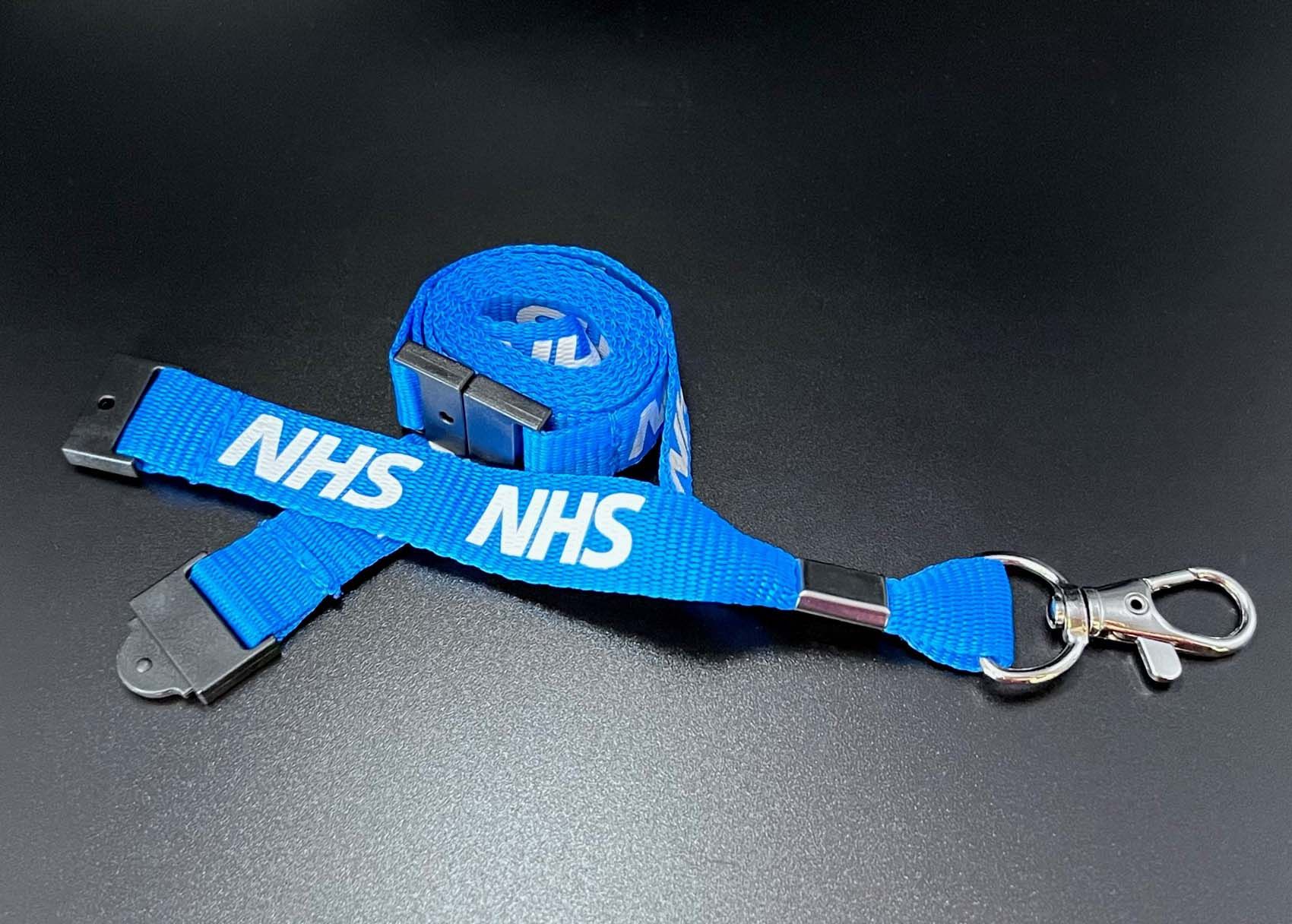 NHS Blue Lanyard